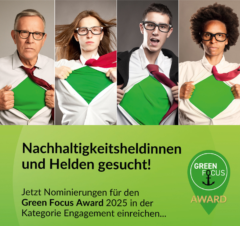 Green Focus Award: nomination still possible - Logistics Pilot