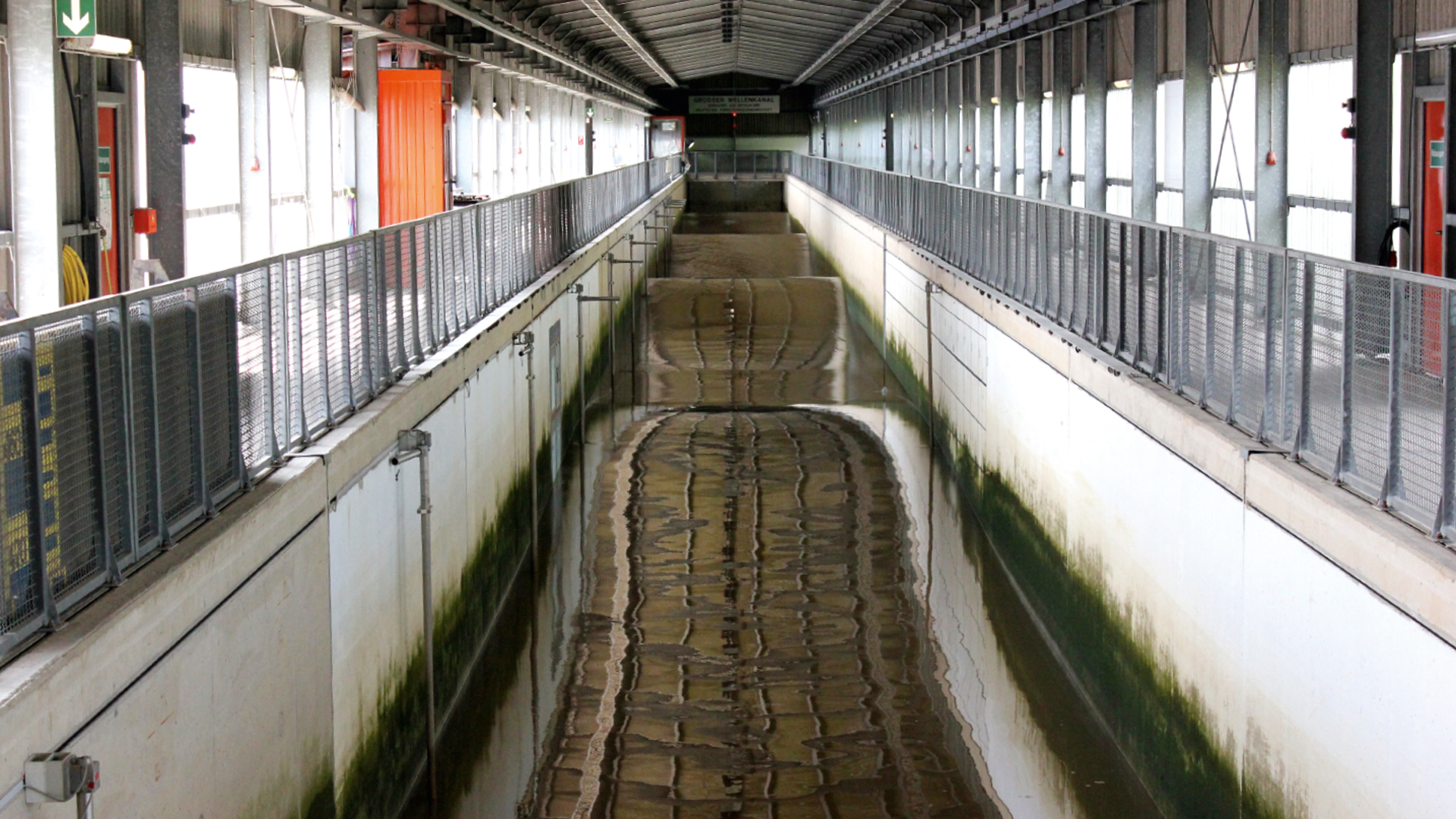Wind power in the wave flume - Logistics Pilot